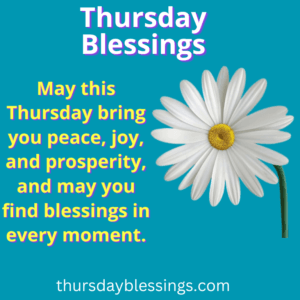 Thursday Blessings